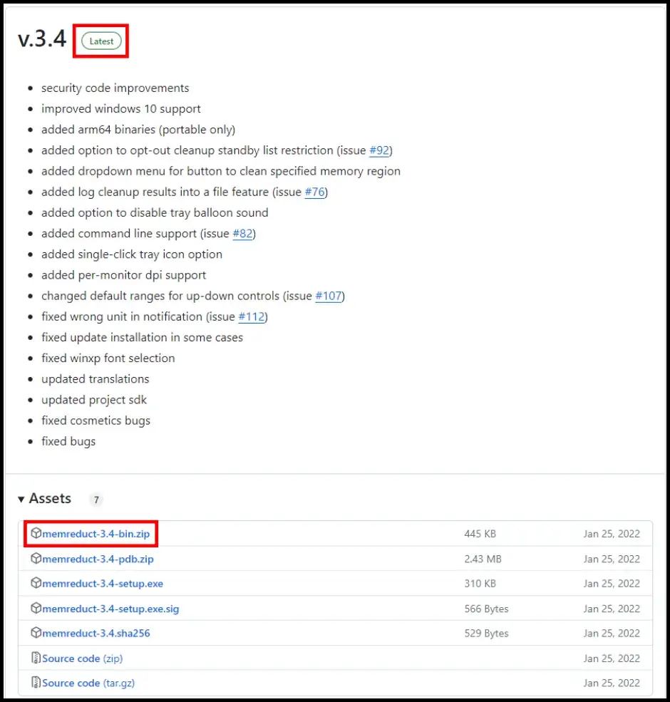 Mem Reduct 무설치 버전 다운로드 및 사용법